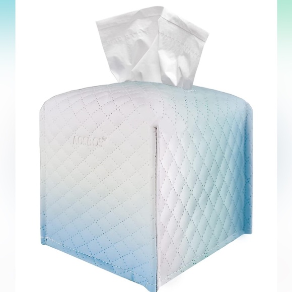 Bath | Quilted Pastel Tissue Box Cover Nwot | Poshmark